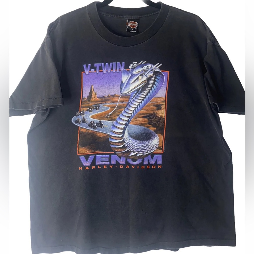 Harley Davidson V-Twin Venom Cobra Snake Engine Promo… - Gem